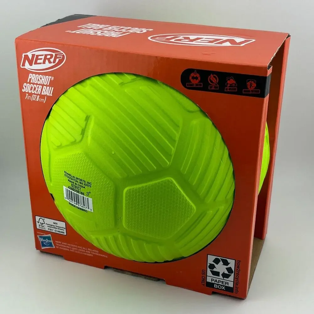 Nerf | Toys | Nerf Proshot Soccer Ball 7in Soft Foam Indoor Outdoor All ...
